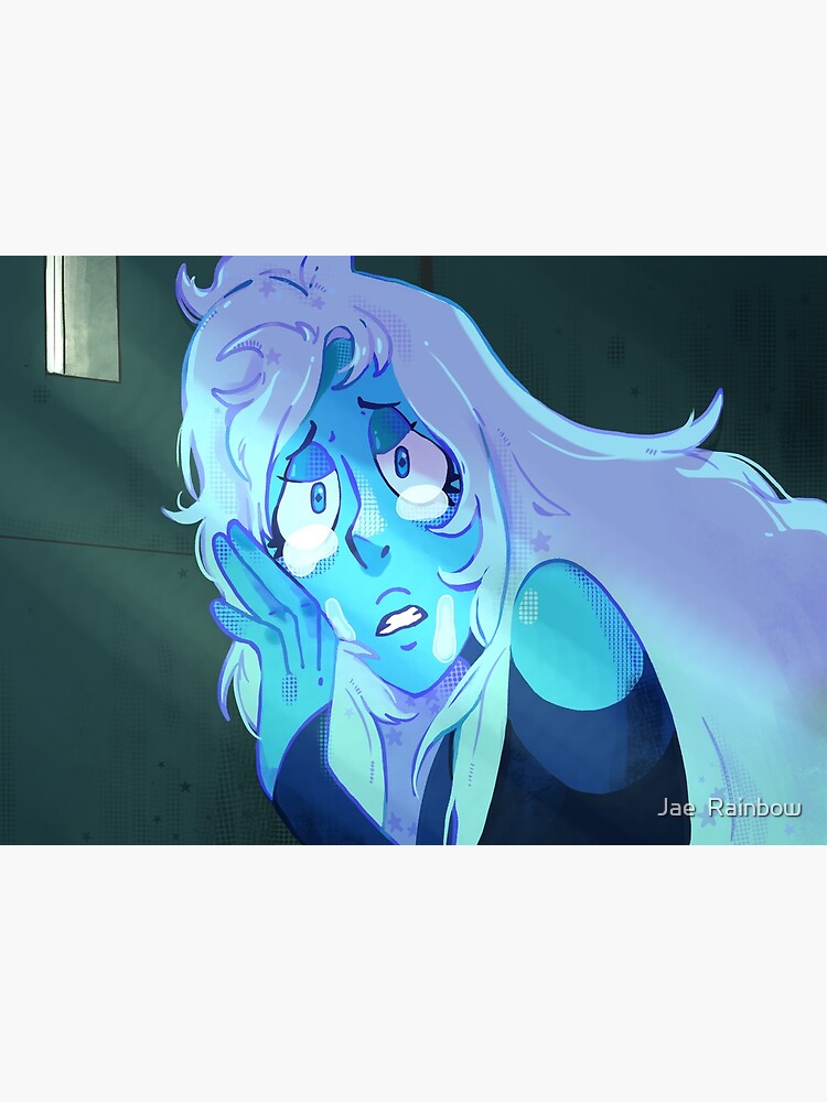"Blue Diamond Crying fan art drawing " Poster by Ivegotartitude | Redbubble