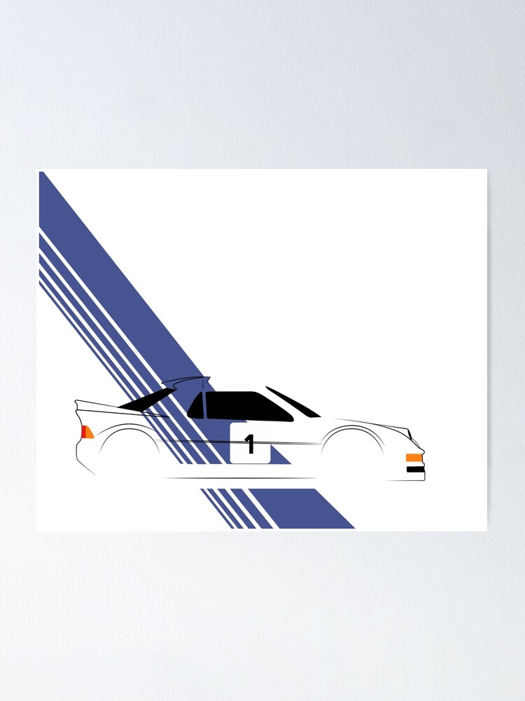 "Group B Rally Car livery" Poster for Sale by ApexFibers | Redbubble