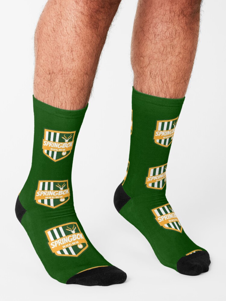 "Springbok Rugby Shield" Socks for Sale by Dumelang | Redbubble