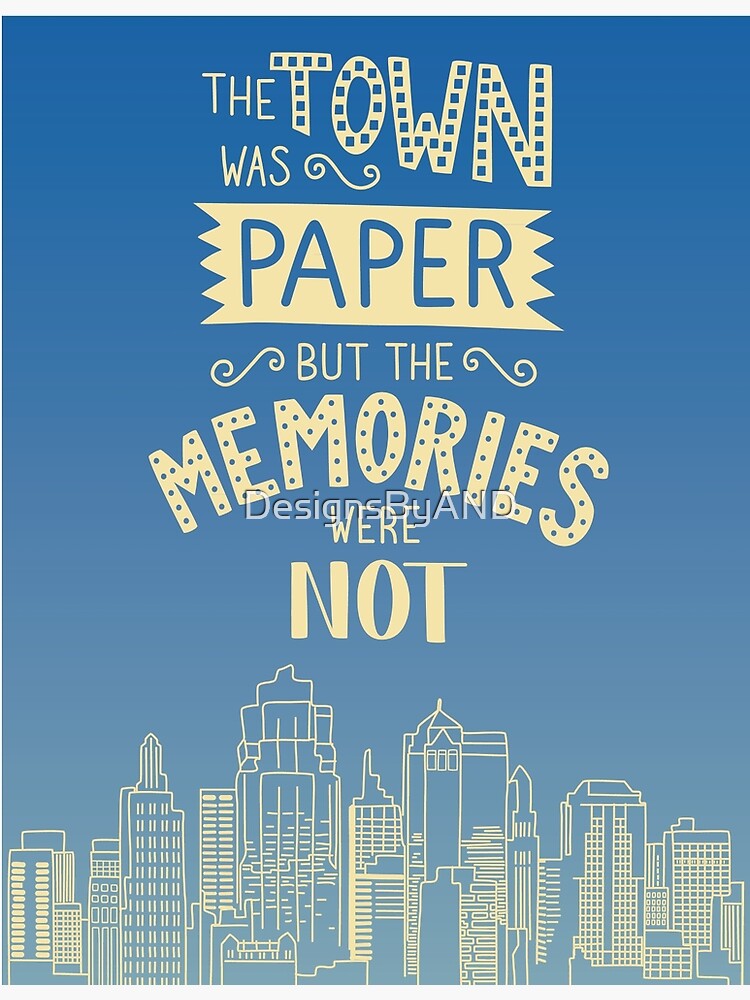 "Paper Towns John Green Quote" Art Print for Sale by DesignsByAND ...