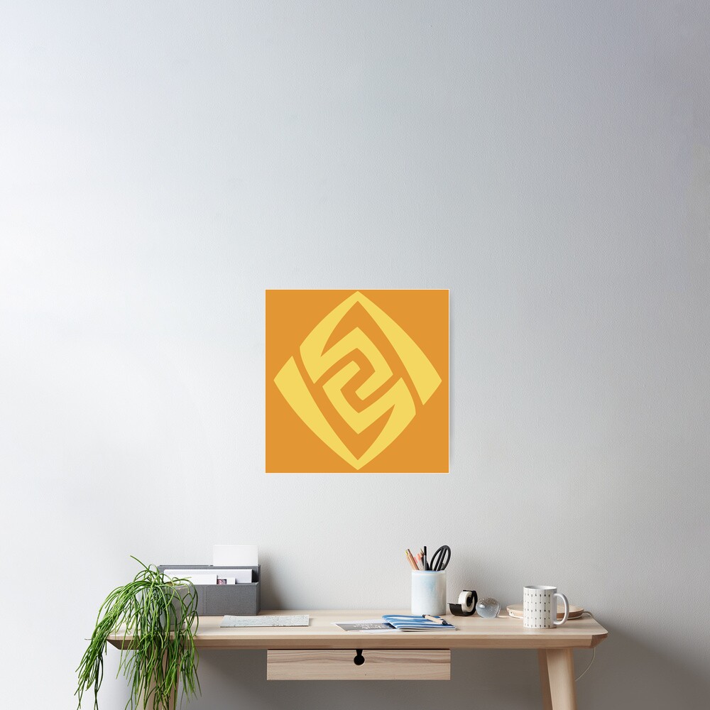 "Genshin Impact Geo Element" Poster by chaiimu | Redbubble
