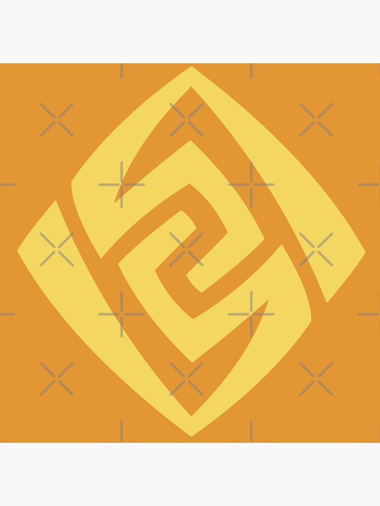 "Genshin Impact Geo Element" Poster by chaiimu | Redbubble