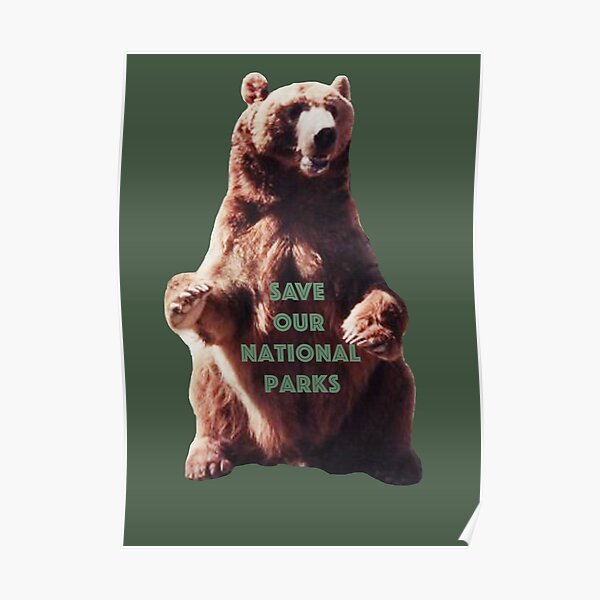 "Save Our National Parks" Poster for Sale by Kaydileigh | Redbubble