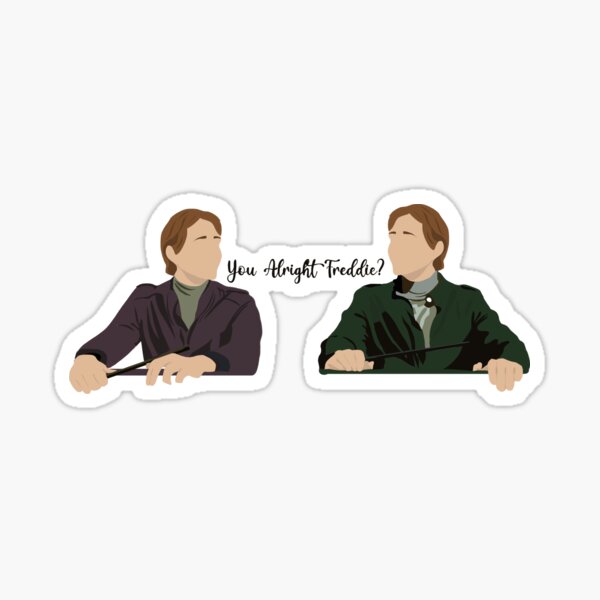 "Weasley twins - you alright Freddie?" Sticker for Sale by ...