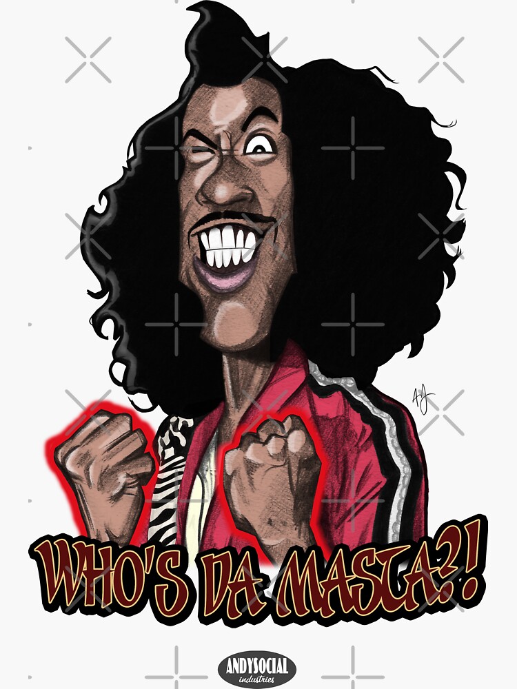 "Sho Nuff" Sticker for Sale by andysocial | Redbubble