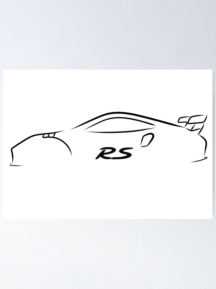 "RS Outline" Poster for Sale by pocketlint | Redbubble