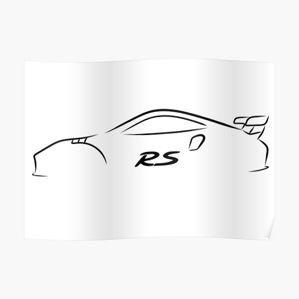 "RS Outline" Poster for Sale by pocketlint | Redbubble