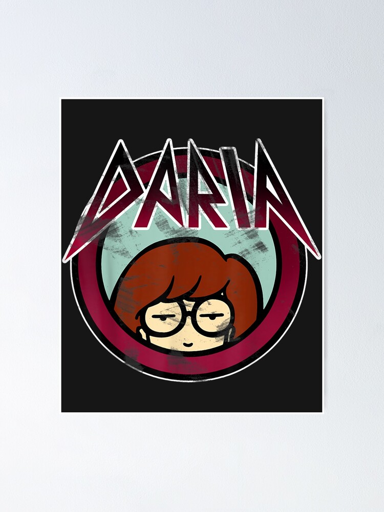 "Daria Classic Metal Logo Graphic " Poster for Sale by OscarinRobinson ...