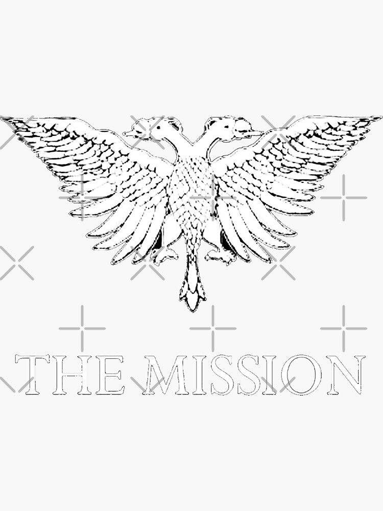 "the mission logo music band rock2 90art" Sticker for Sale by lfligg2q ...