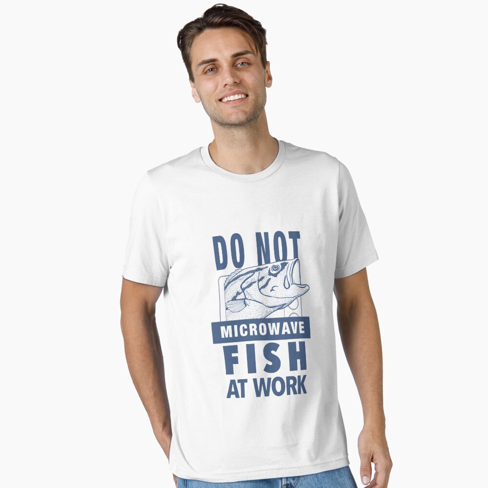 "DO NOT Microwave Fish at Work" Sticker for Sale by worldpeas | Redbubble