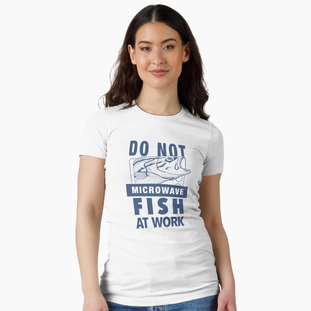 "DO NOT Microwave Fish at Work" Sticker for Sale by worldpeas | Redbubble