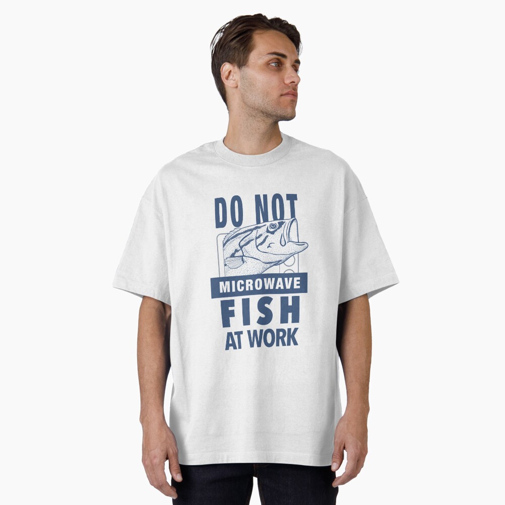 "DO NOT Microwave Fish at Work" Sticker for Sale by worldpeas | Redbubble