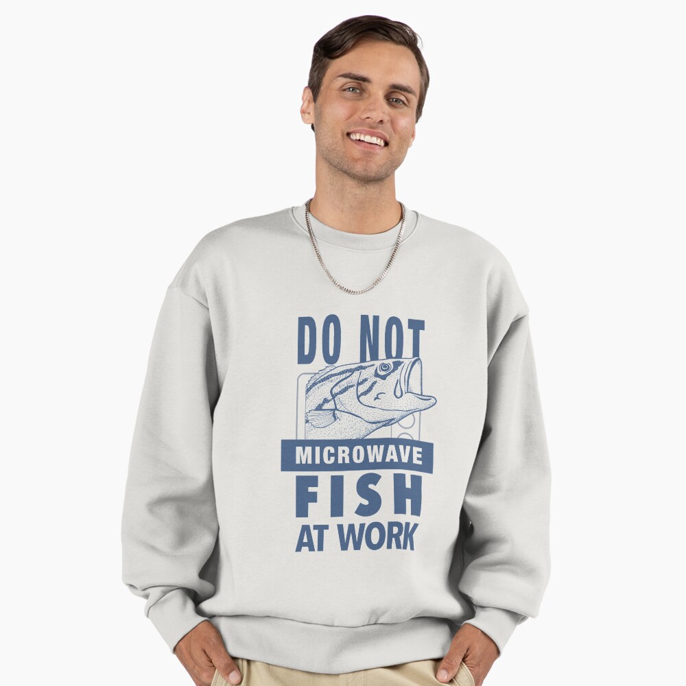 "DO NOT Microwave Fish at Work" Sticker for Sale by worldpeas | Redbubble