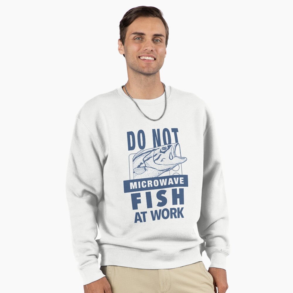 "DO NOT Microwave Fish at Work" Sticker for Sale by worldpeas | Redbubble
