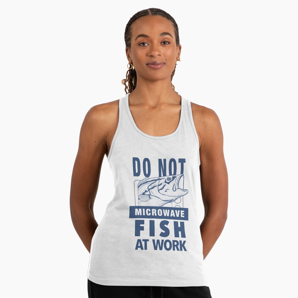 "DO NOT Microwave Fish at Work" Sticker for Sale by worldpeas | Redbubble
