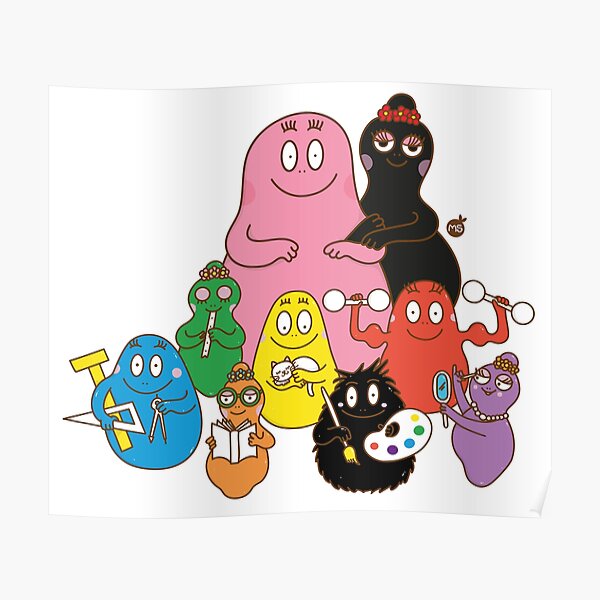 Barbapapa Posters | Redbubble
