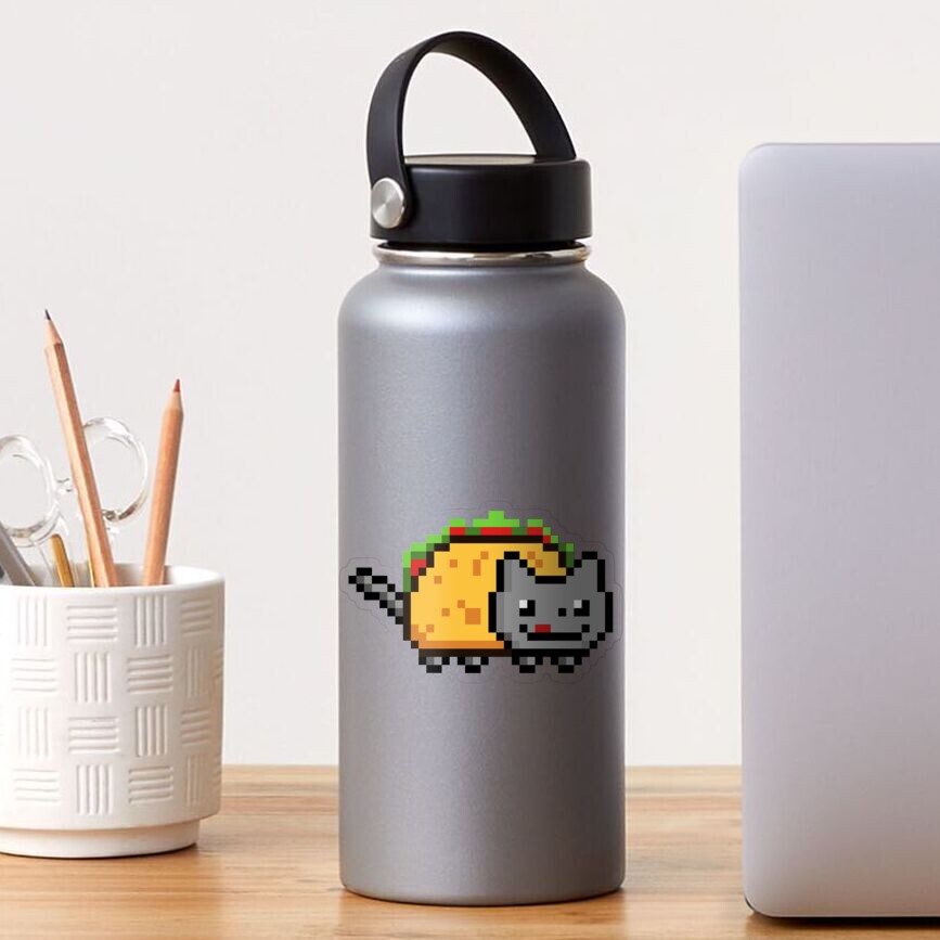 "Taco Cat" Sticker for Sale by Bitterluck | Redbubble