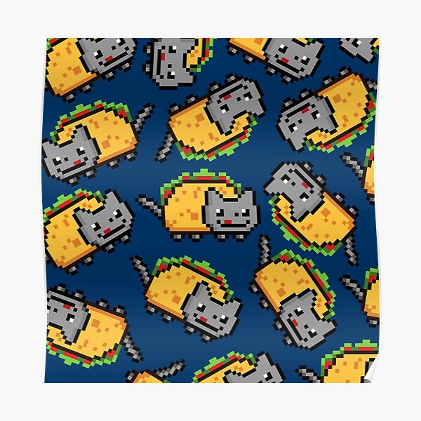 "Taco Cat" Poster by Bitterluck | Redbubble
