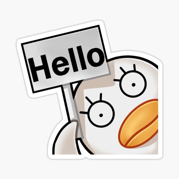 "Gintama Elizabeth Hello Sign" Sticker by chaiimu | Redbubble