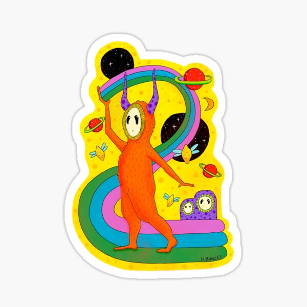 "Throwing Bows" Sticker by hbunzeyart | Redbubble