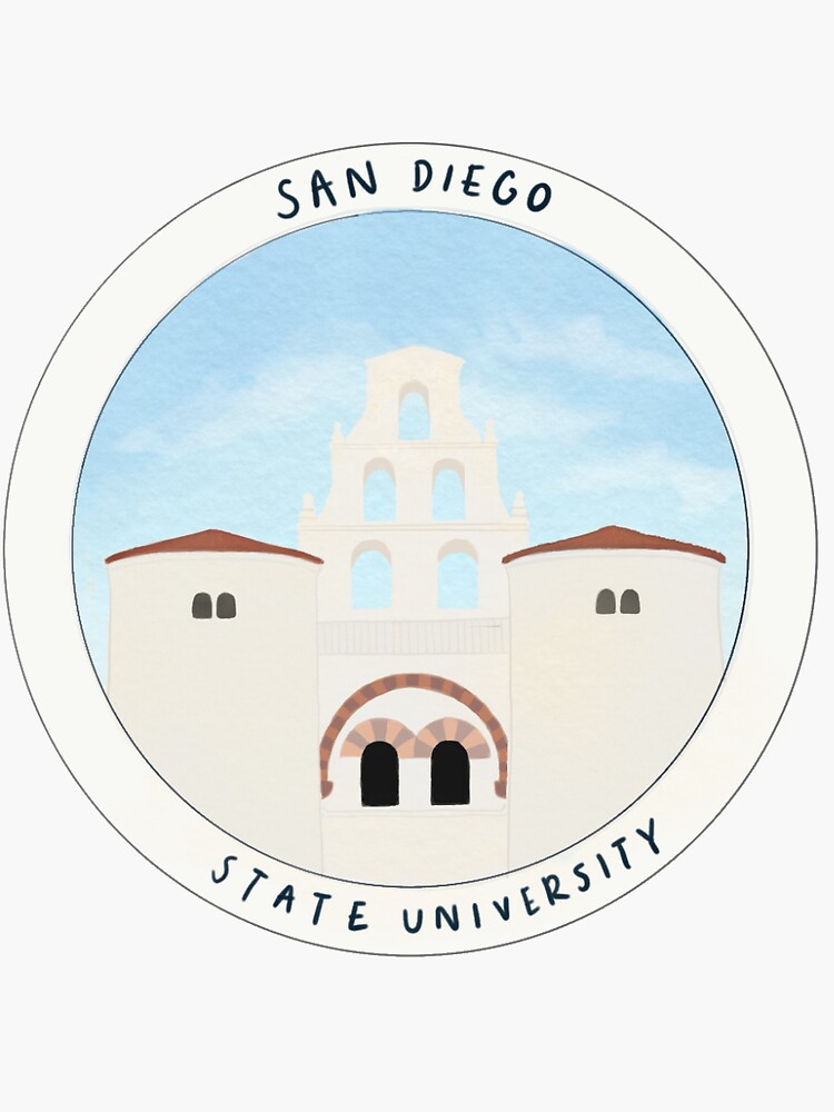 "SDSU Sticker" Sticker for Sale by aishwaryamehta | Redbubble