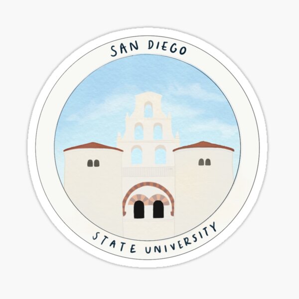 "SDSU Sticker" Sticker for Sale by aishwaryamehta | Redbubble