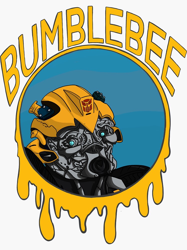 "BumbleBee Transformers Movie Logo" Sticker for Sale by nickrowan16 ...