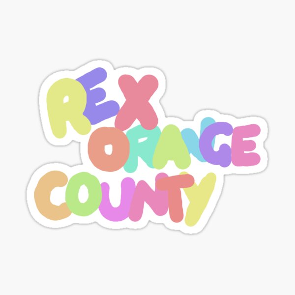 "Rex Orange County" Sticker for Sale by Skeetbix | Redbubble