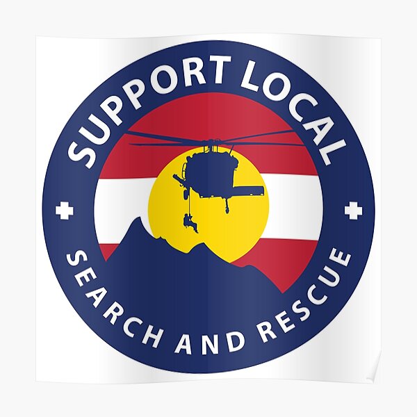 "Support Local Search and Rescue" Poster for Sale by Andrewdotcom ...