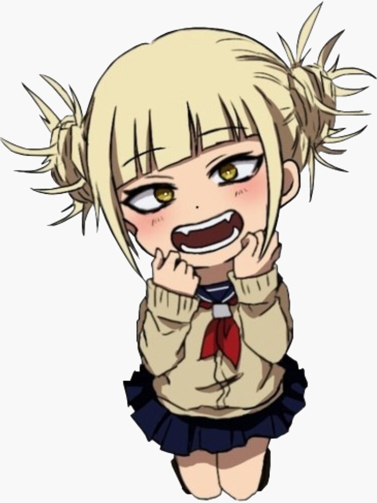 "Cute Himiko Toga Chibi - My Hero Academia" Sticker by eidlike | Redbubble
