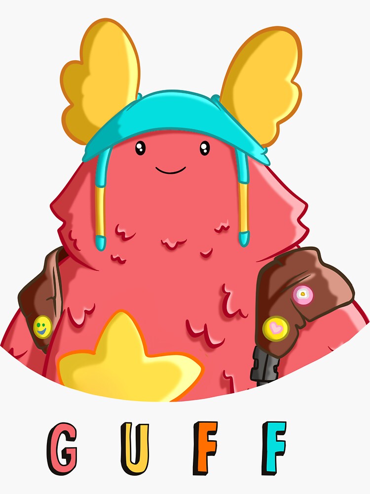 "Cute Guff" Sticker for Sale by SmoothyToons | Redbubble