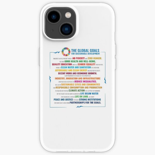 "UN Sustainable Development Goals SDGs 2030 - World's Largest Learning - Global Goals" iPhone ...