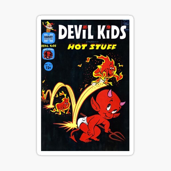 Hot Stuff The Little Devil Stickers | Redbubble