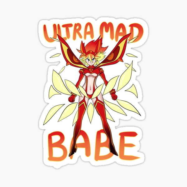 "Ultra Mad Babe" Sticker by jjocd | Redbubble