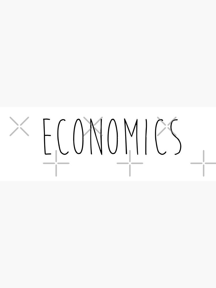 "economics label" Poster by metanoid | Redbubble