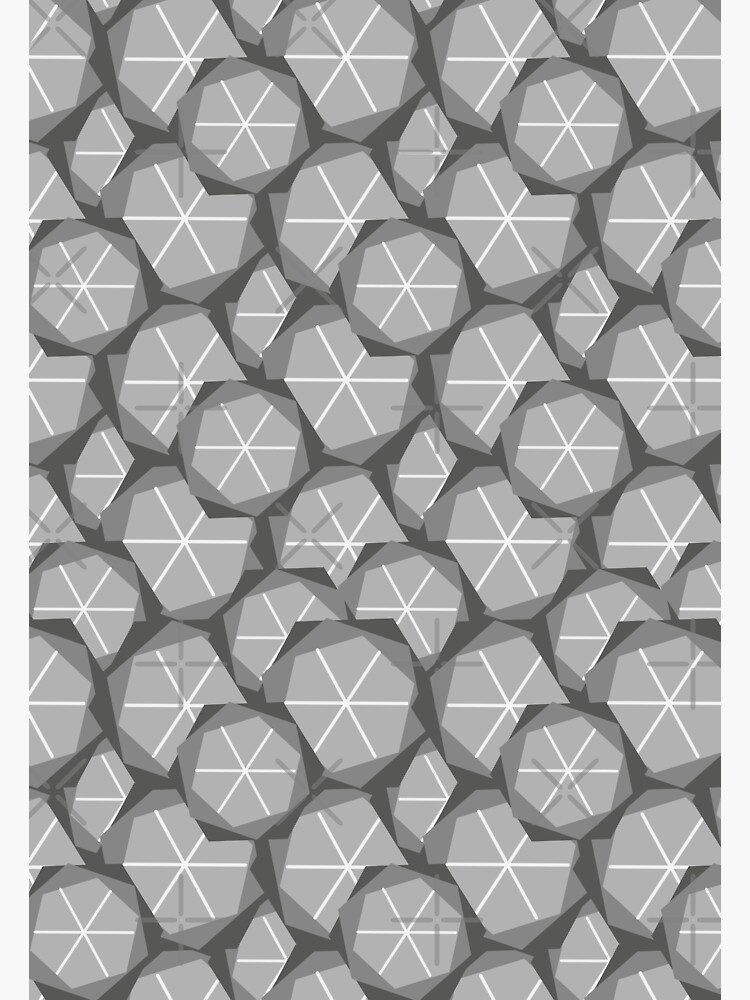 "hexagonal stones pattern" Sticker for Sale by rysunki-malunki | Redbubble