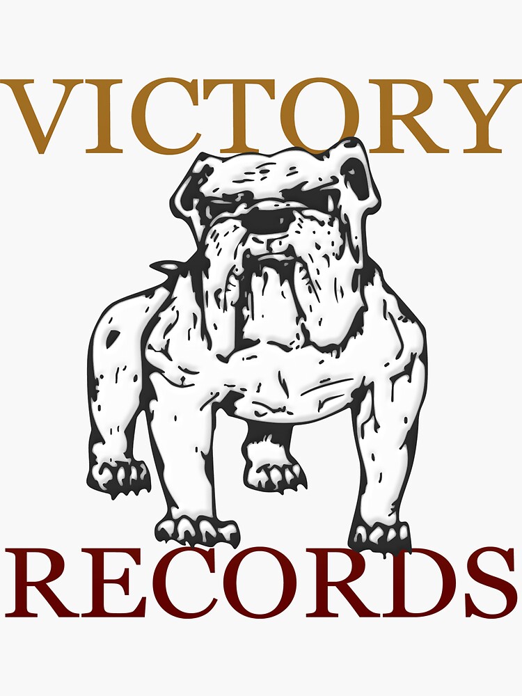 "Victory Records" Sticker by PuttySmuggler | Redbubble