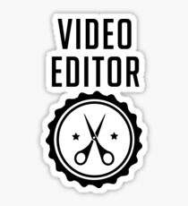 Video Editing Stickers | Redbubble