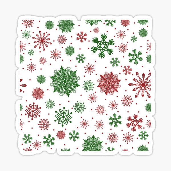 " Christmas Aesthetic snowflake" Sticker for Sale by Nyanko-Sempai ...