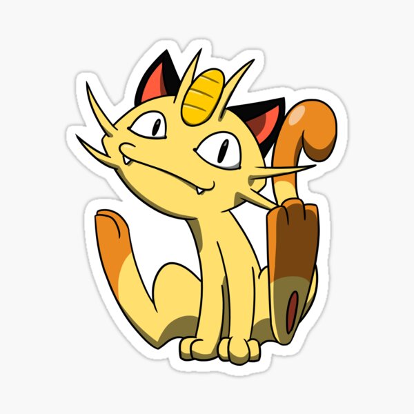 Meowth Stickers | Redbubble