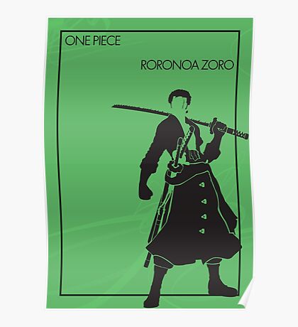 Roronoa Zoro: Posters | Redbubble