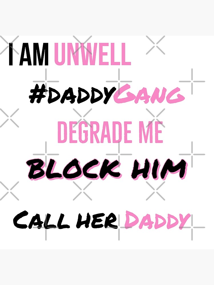 "Call Her Daddy Podcast Pack" Art Print by Jajulile | Redbubble