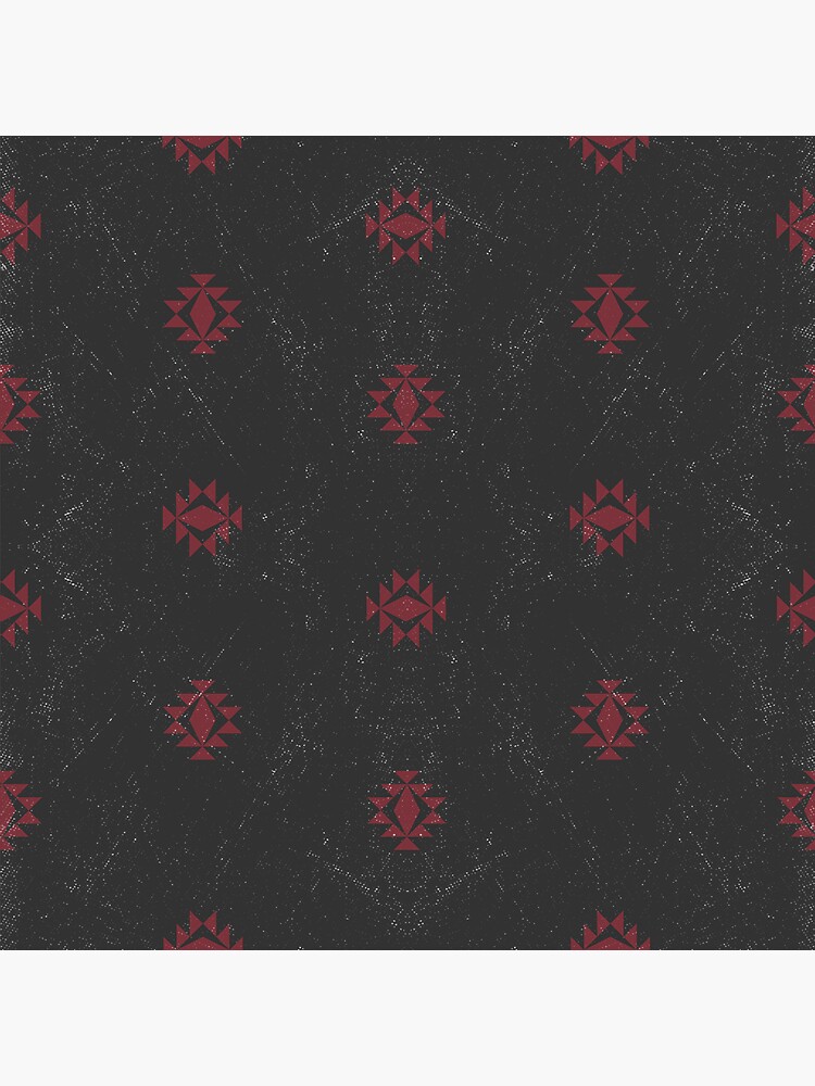 "Boho Minimal Faded pattern charcoal and Indigo" Sticker for Sale by ...