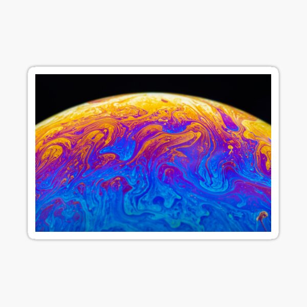 "Soap Bubble Close Up" Sticker by philippemx | Redbubble