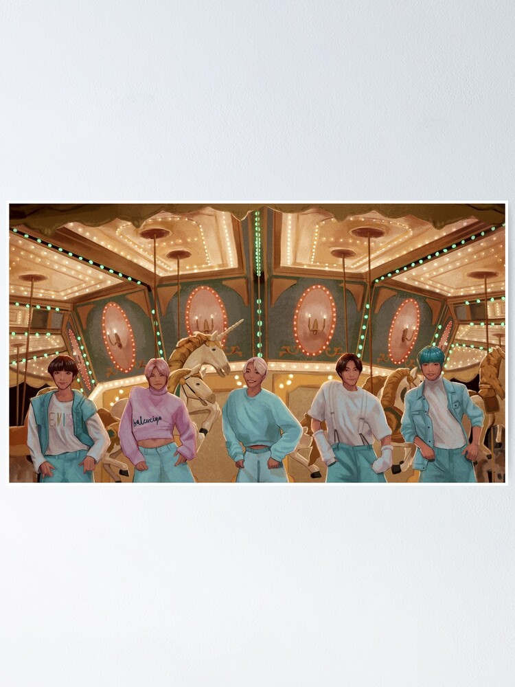 "TXT Blue Hour" Poster for Sale by pumakosmos | Redbubble