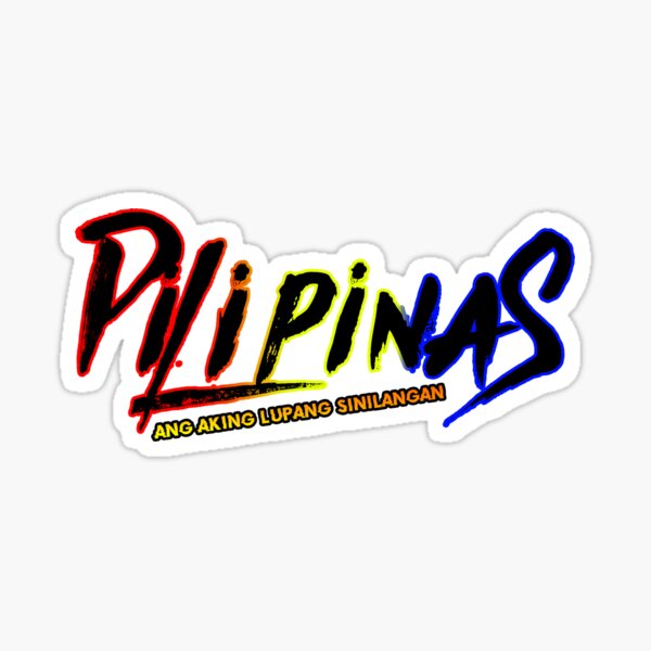 "Pilipinas - Design" Sticker for Sale by RED2528 | Redbubble