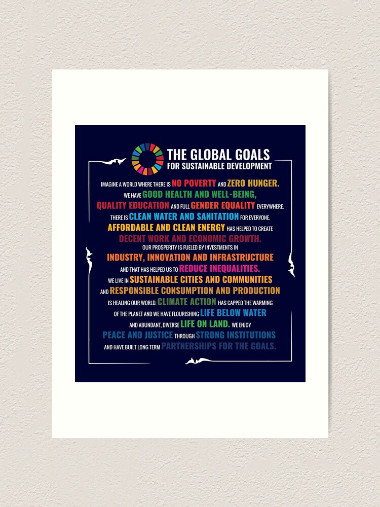 "UN Sustainable Development Goals SDGs 2030 - Trending Poster - Global ...