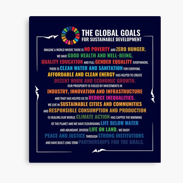 "UN Sustainable Development Goals SDGs 2030 - Trending Poster - Global ...
