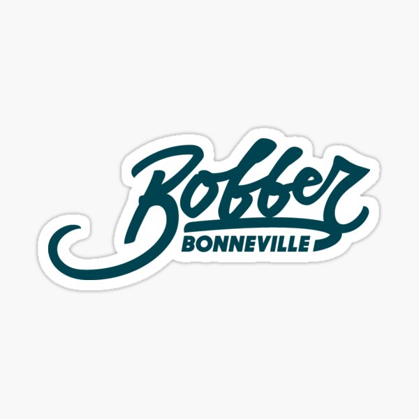 "Vintage Blue Triumph - Bobber" Sticker for Sale by AuldynApparel ...