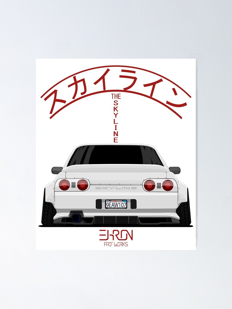 "Skyline R32 (The Skyline)" Poster by EHRON-ArtWorks | Redbubble